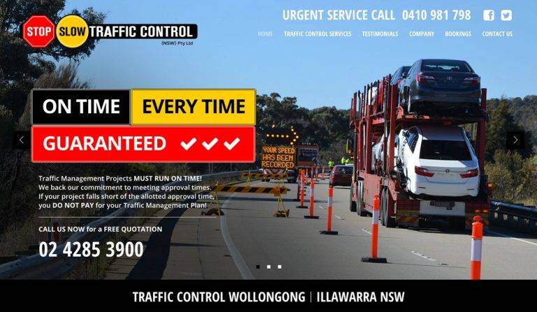 NEW WEBSITE LAUNCHED FOR STOP SLOW TRAFFIC CONTROL NSW